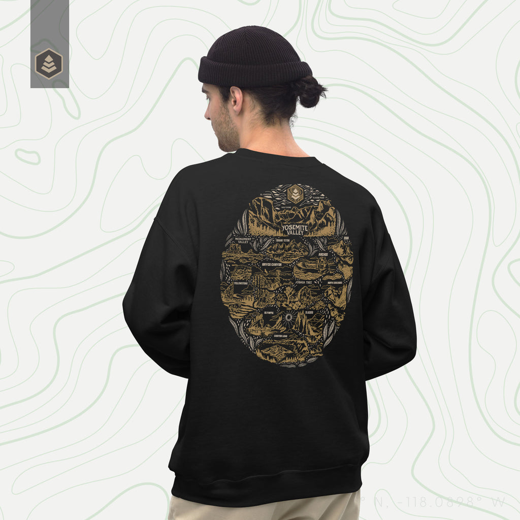 National Parks Crew (Classic Fit Sweatshirt) – Evergreen