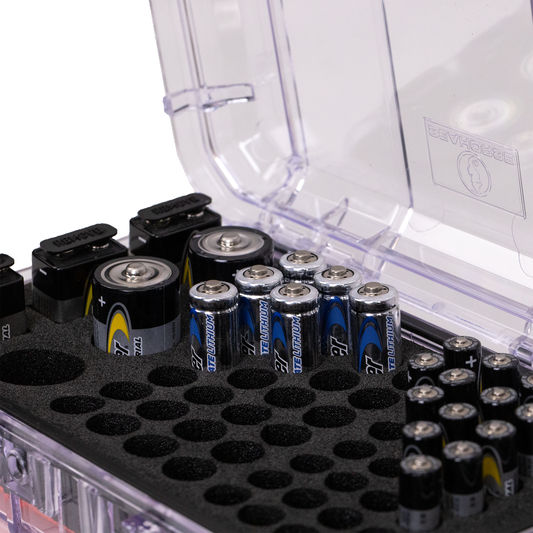 Evergreen AA / AAA Household Alkaline Battery Box - Lockable, Waterproof!