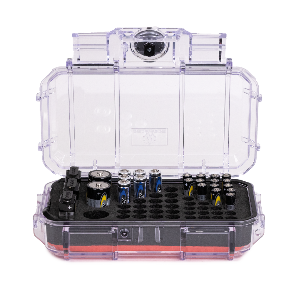 Evergreen AA / AAA Household Alkaline Battery Box - Lockable, Waterproof!