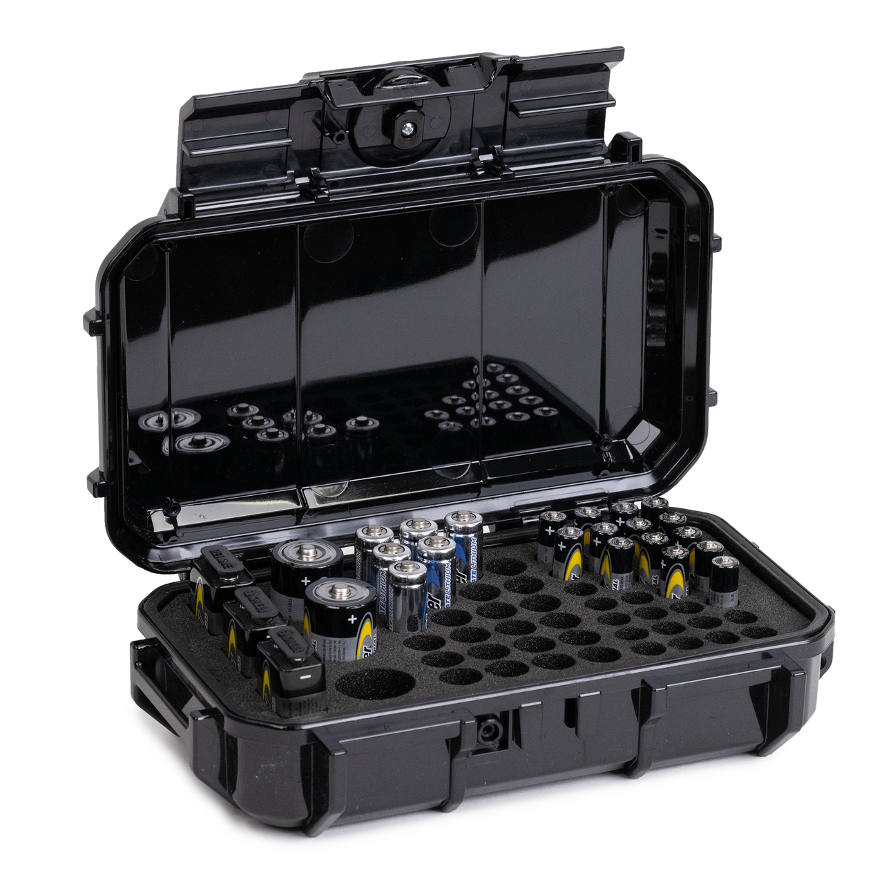Evergreen AA / AAA Household Alkaline Battery Box - Lockable, Waterproof!