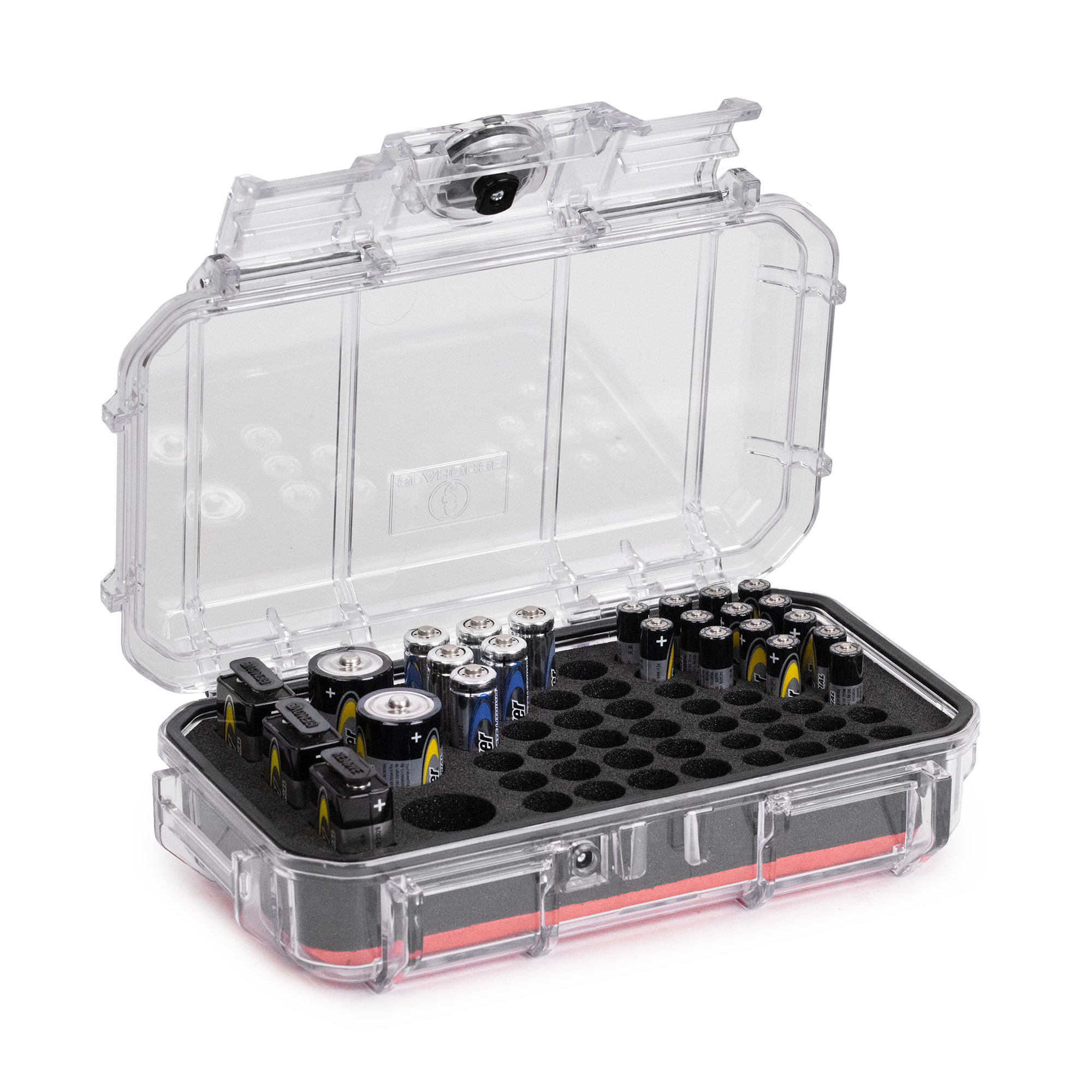 Evergreen AA / AAA Household Alkaline Battery Box - Lockable, Waterproof!